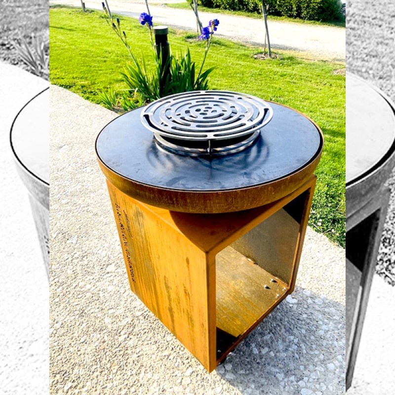 Le BRASERO 80 cm pour 2 à 30 personnes. Repas au brasero. sur Agen.